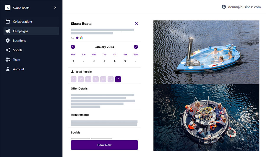 Bulba | attract content creators to your venue.