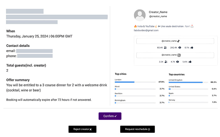 Bulba | attract content creators to your venue.